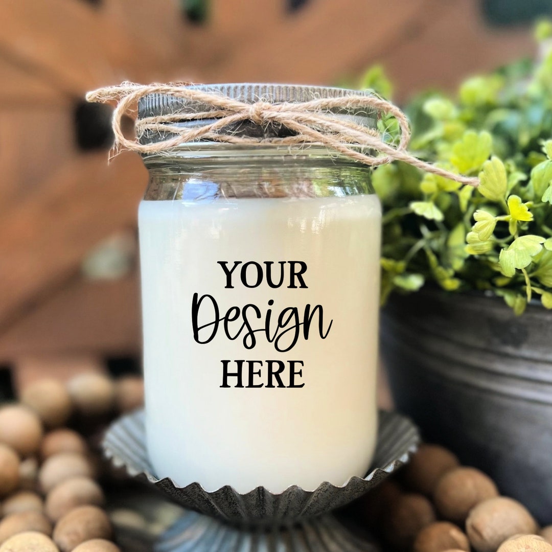 Custom Message Candle Personalized Gift Custom Gift for Her You Design ...