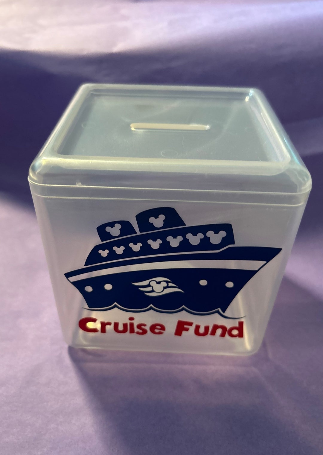 Coin Bank/disney Vacation/ Vacation Fund/ Piggy Bank/ FE Gifts/ Fish ...