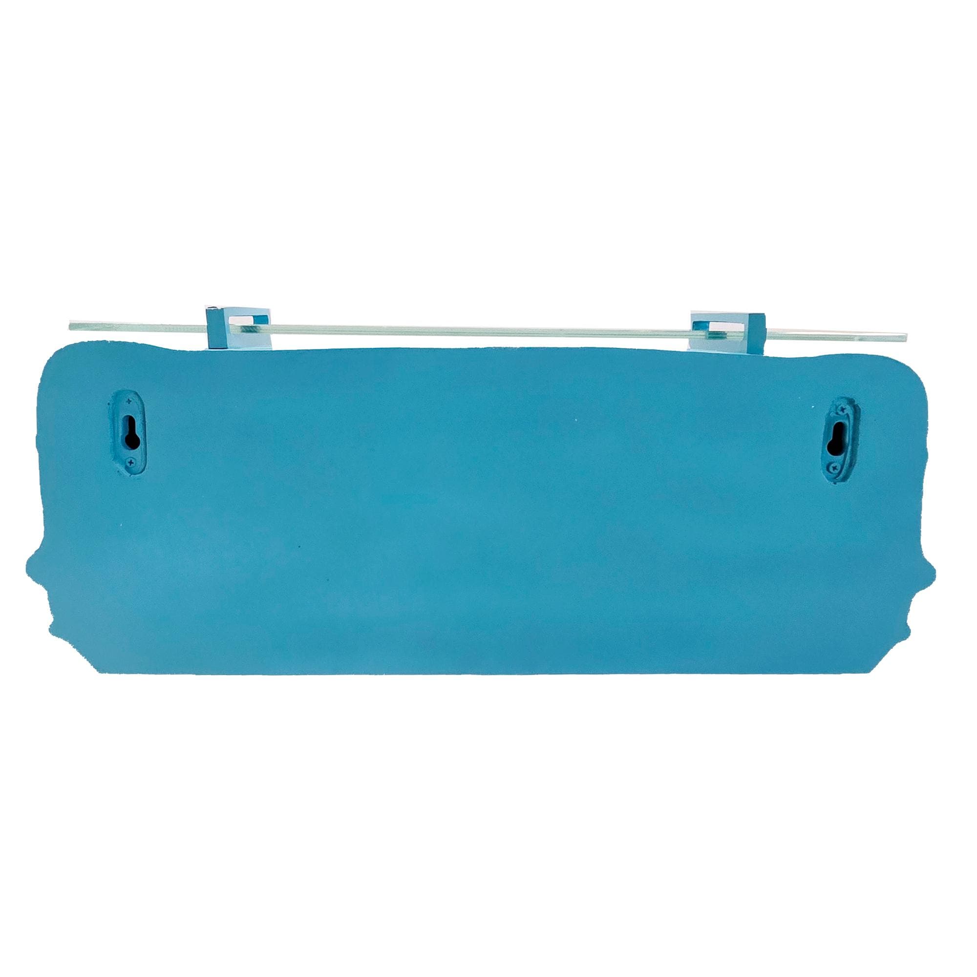 1957 Chevy Bel Air Floating Wall Shelf, Turquoise, 20x6.1x8 Inches, LED ...