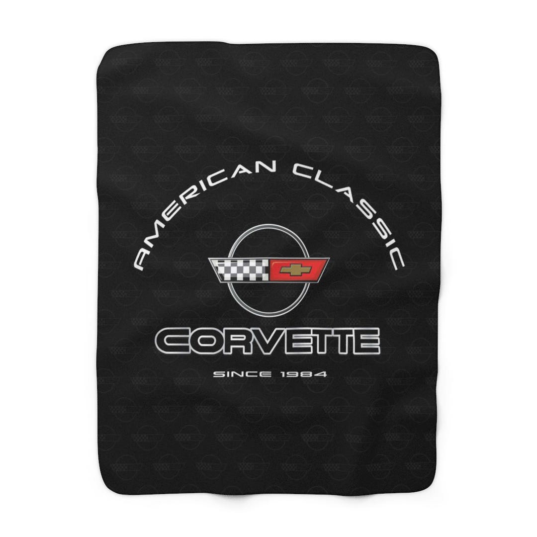 Chevrolet Corvette C4 Sherpa Throw Blanket, Gift for Chevy and Corvette ...