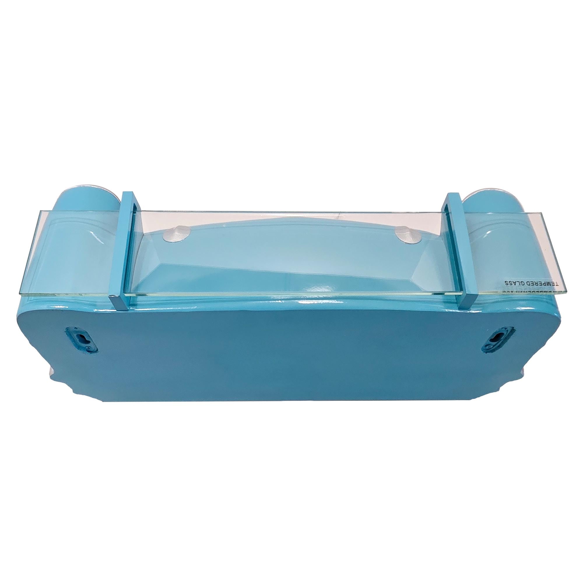 1957 Chevy Bel Air Floating Wall Shelf, Turquoise, 20x6.1x8 Inches, LED ...