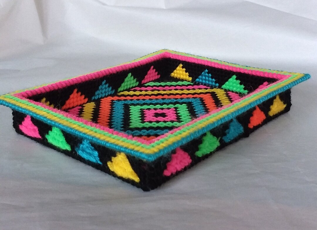 CLOSEOUT Neon Dresser Tray - Etsy