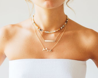 Multi layer necklace | Etsy