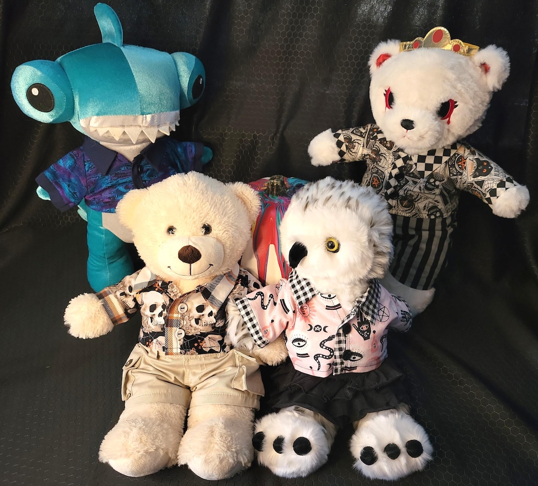 Handmade Button-up Shirt for Plushies - Etsy