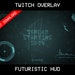 Twitch Intermission Screens Futuristic Hud | Twitch Screens Animated ...