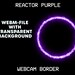 Webcam Overlay Reactor Purple Twitch Animated Webcam Overlay Webcam ...