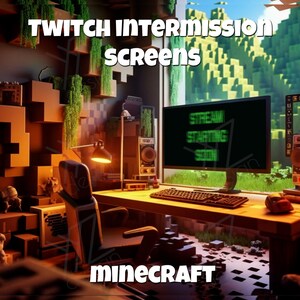 Twitch Intermission Screens | Minecraft - Etsy