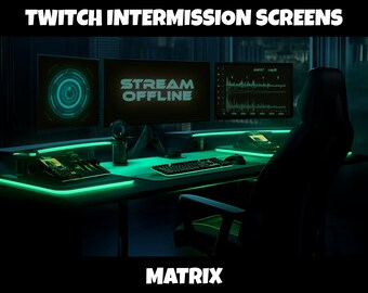 Animated Twitch Overlay Stream Screen / Night Sunset Retro Gaming ...