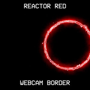 Webcam Overlay Reactor Red | Twitch Animated Webcam Overlay | Webcam ...