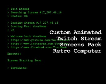 3 Animated Twitch Screens Stream Starting Stream Paused Stream Offline ...