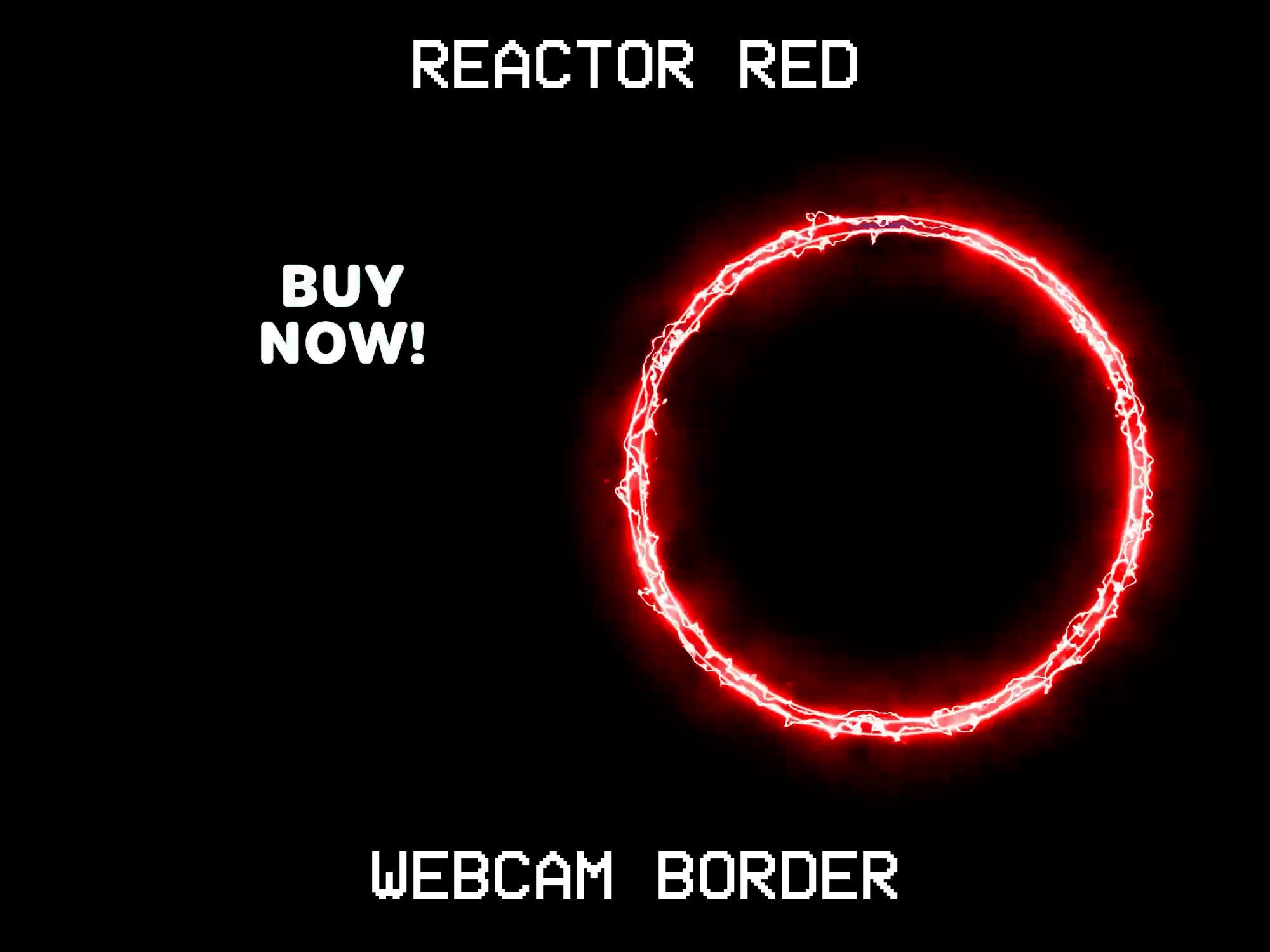 Webcam Overlay Reactor Red Twitch Animated Webcam Overlay Webcam Border ...