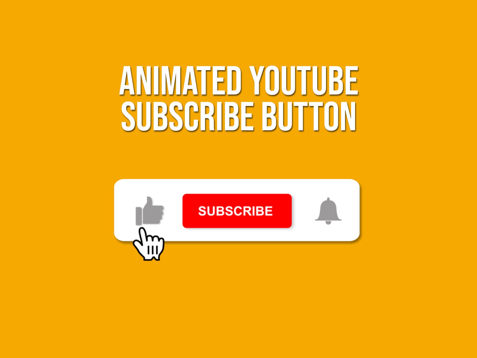 Youtube Yellow Subscribe Button