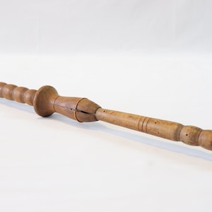 Antique Distaff, Wooden Distaff, Handmade Distaff, Spinning Distaff ...