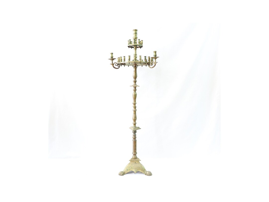 Antique Candelabra, Brass Candelabra, Candelabra Centerpiece, Floor ...