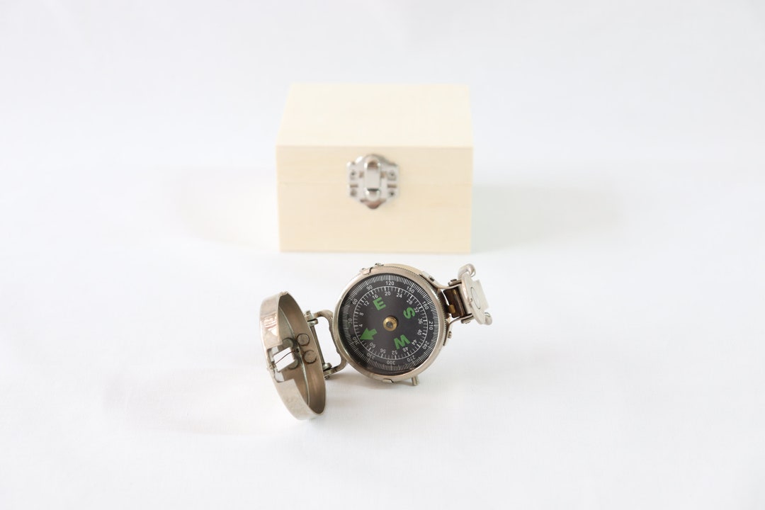 Pocket Compass, Nautical Compass, Silver Compass, Military Compass ...