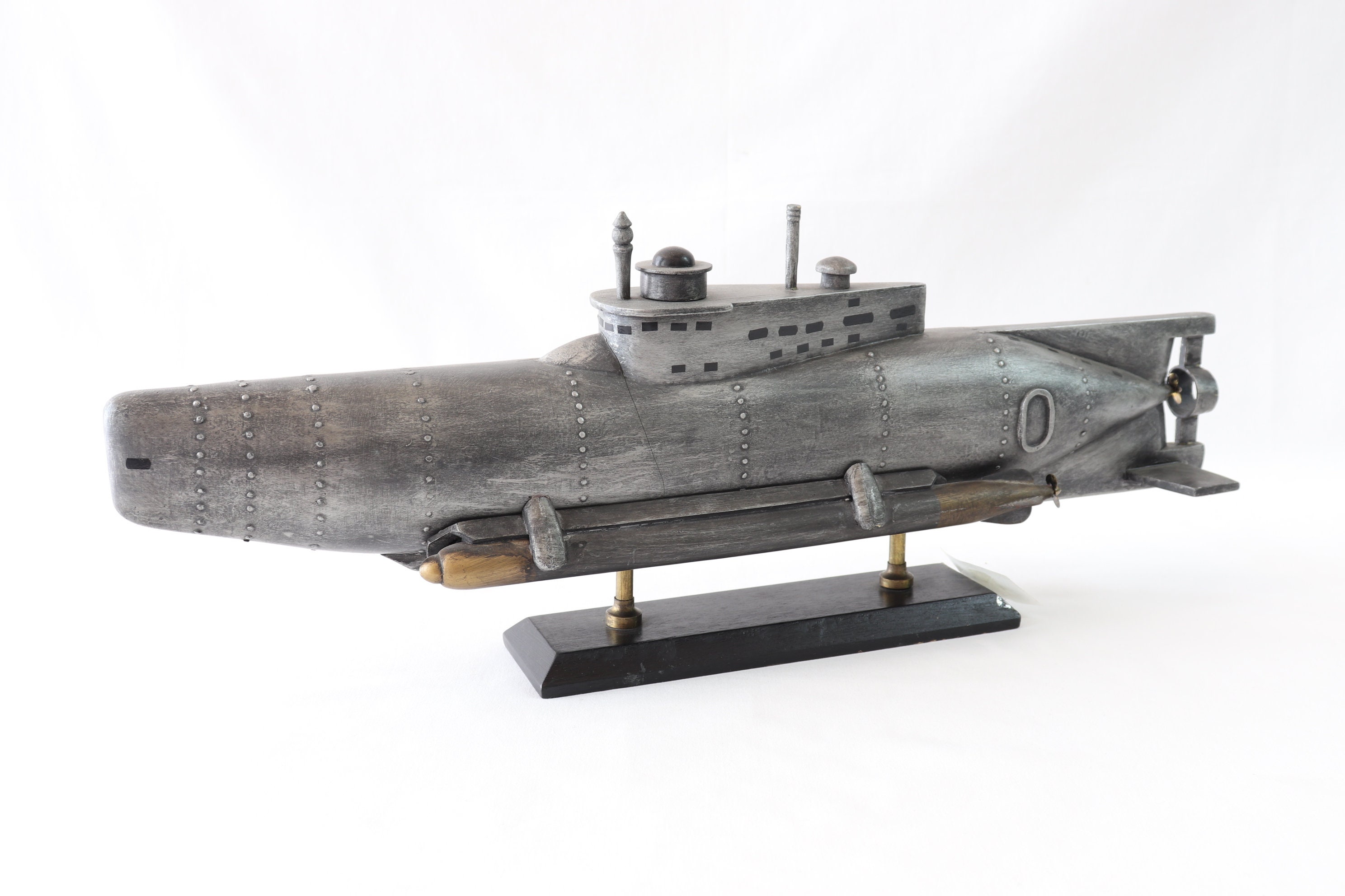 German Submarine Model, Seehund Type XXVII Submarine, Handmade Ship ...
