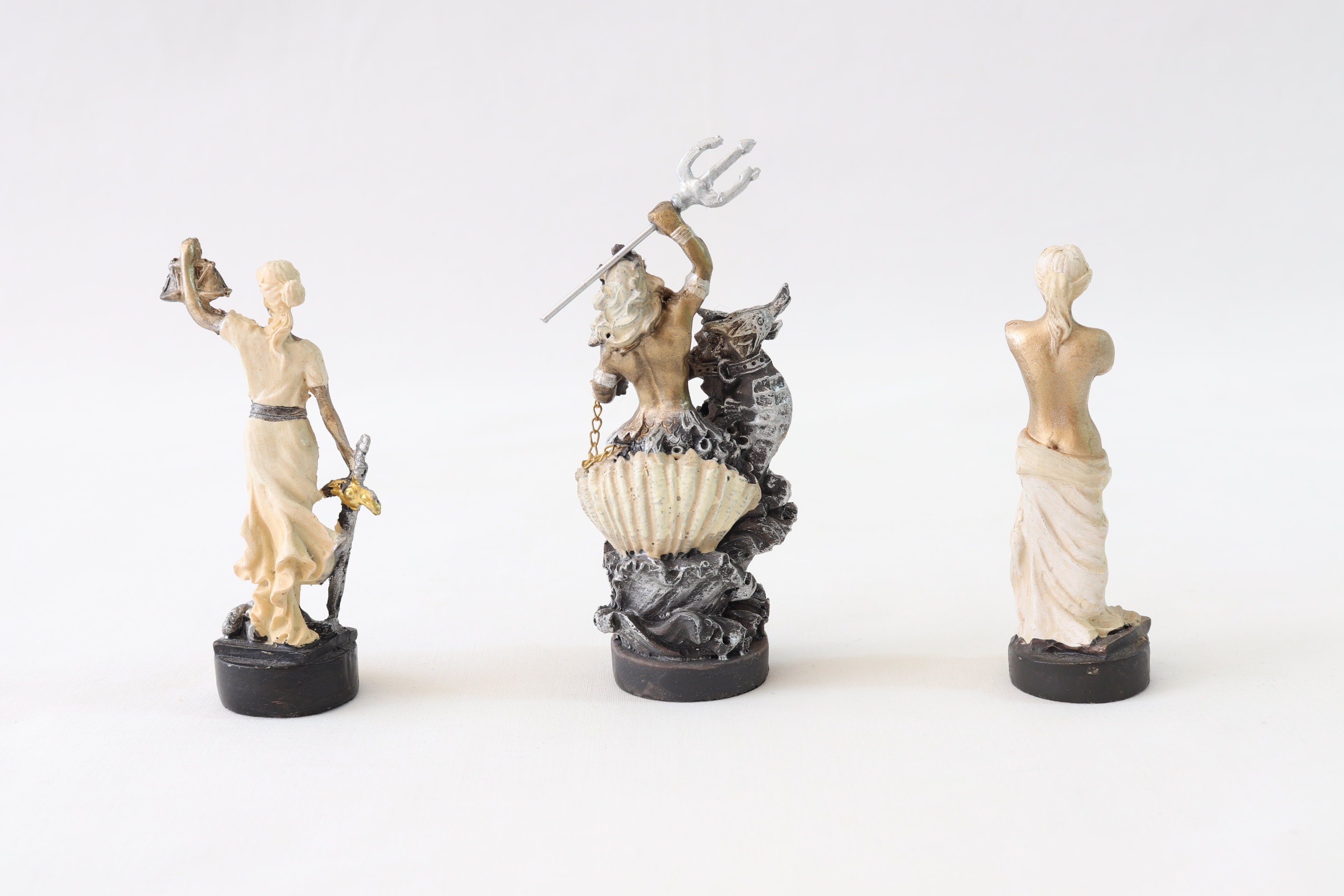 Poseidon Miniature Venus of Milo Statue Justice Statue - Etsy Australia