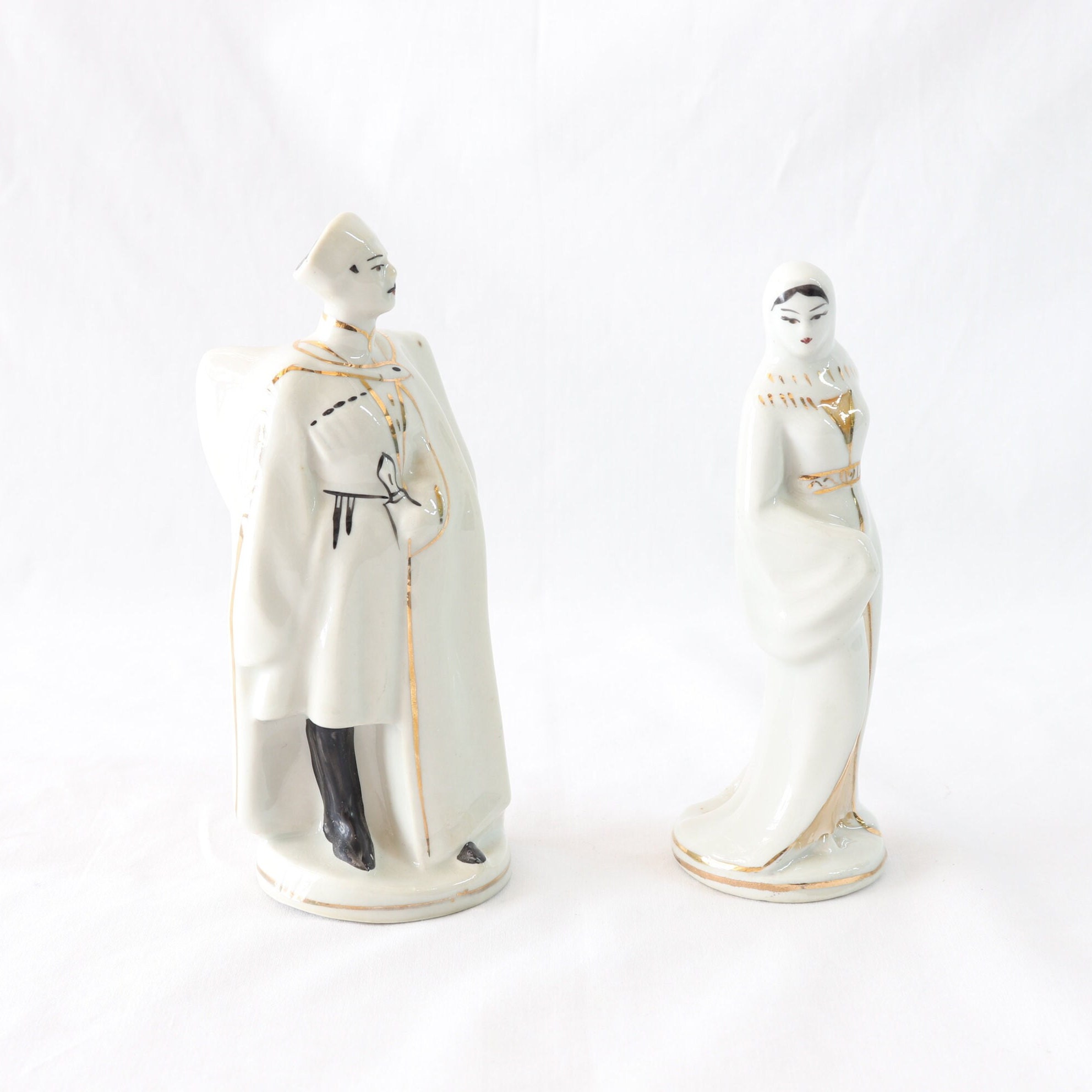 Porcelain Figurines, Couple Figurines, Handmade Figurines, Vintage ...