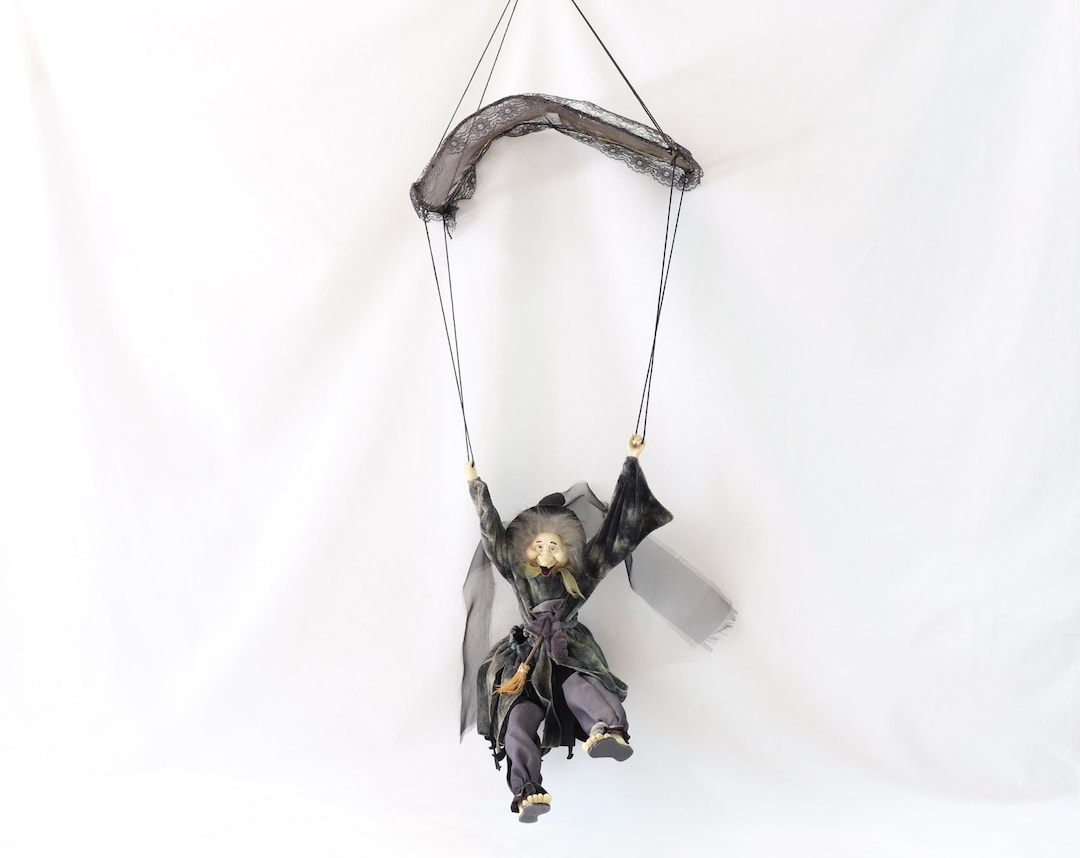 Vintage Witch Figurine, Witch Figure, Handmade Witch, Vintage Witch ...