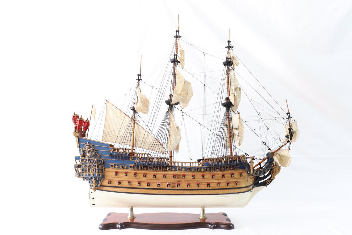 Soleil Royal Ship Model Wooden Ship Model Handmade Ship - Etsy Canada