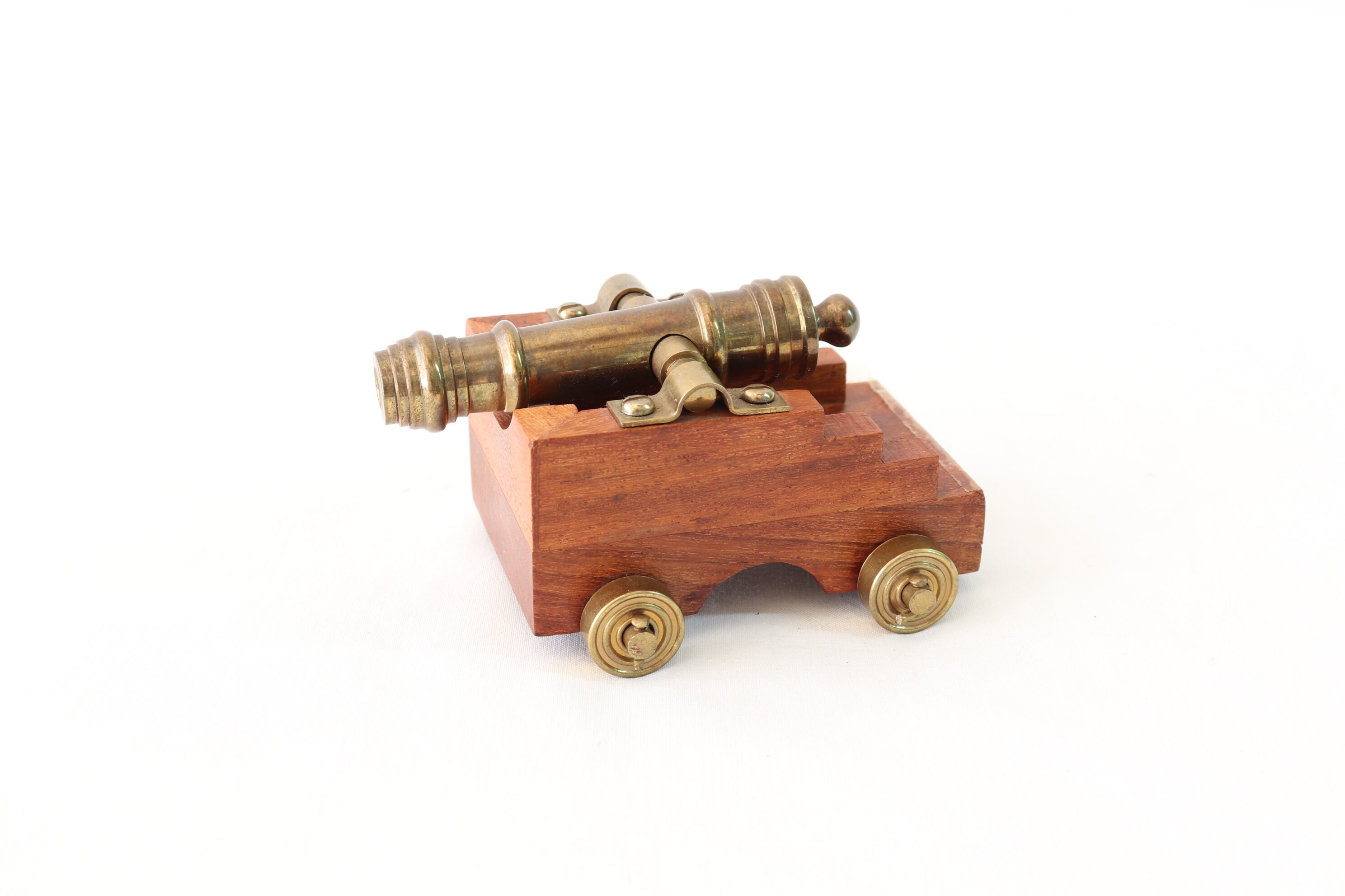 Antique Naval Cannon Model, Vintage English Naval Cannon Model, Pirate ...