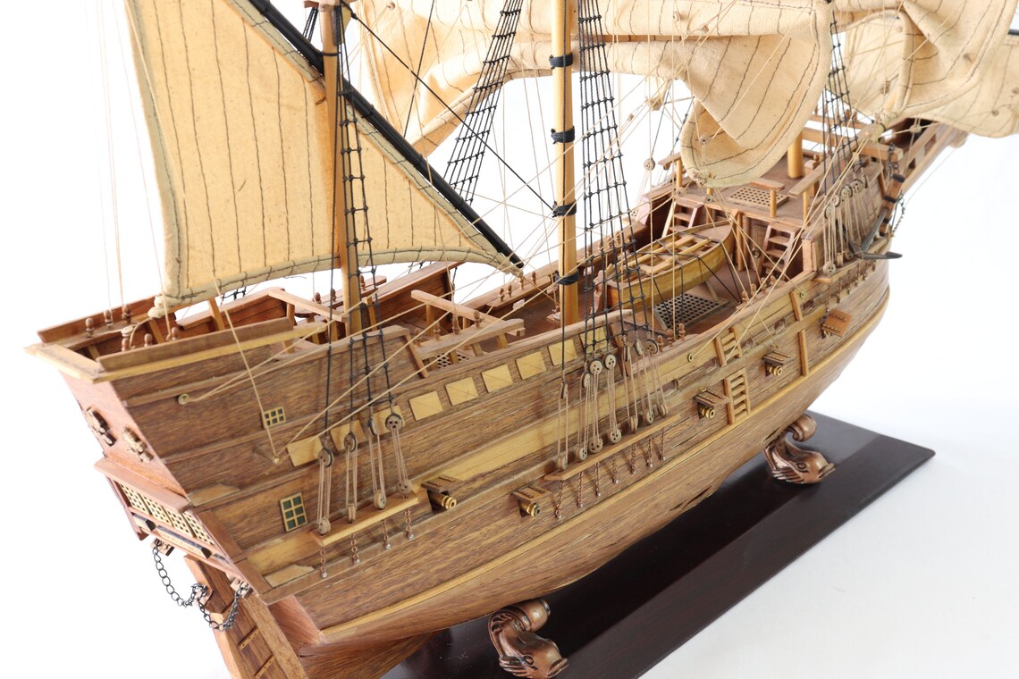 Mayflower Ship Model Mayflower UK 1620 Wooden Ship Model - Etsy