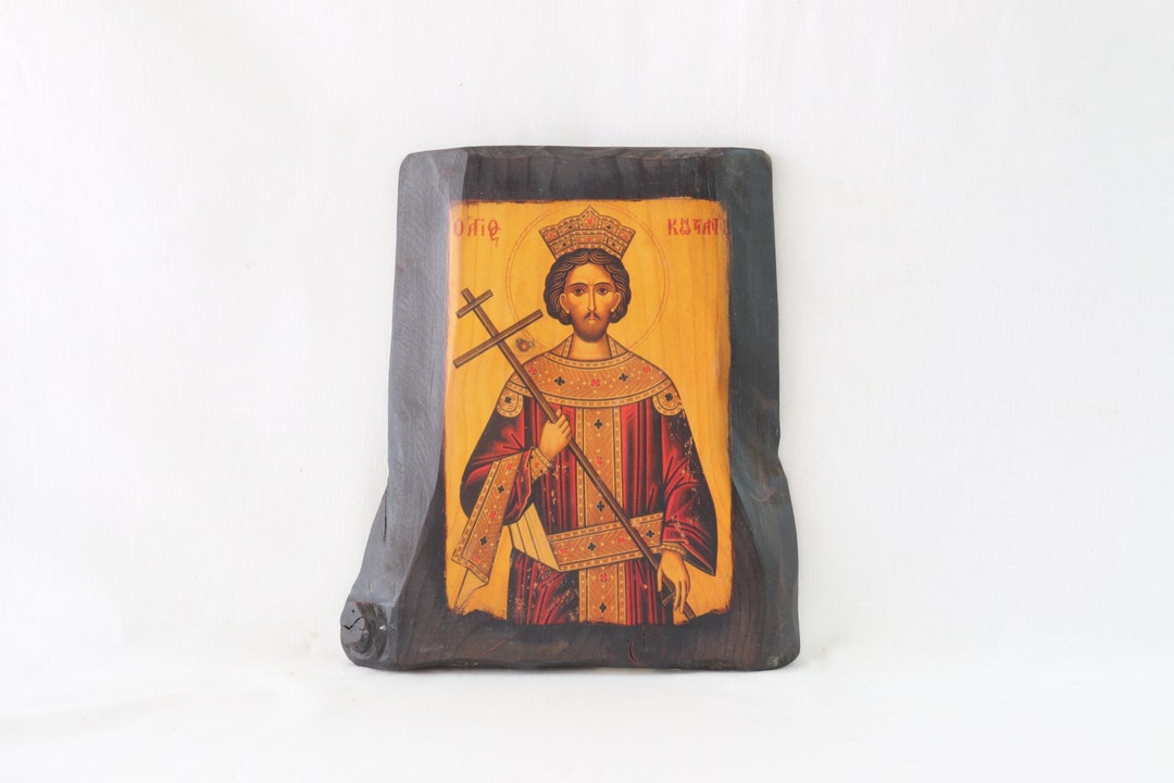 Constantine the Great Icon, Saint Constantine Icon, Hand Painted Icon ...