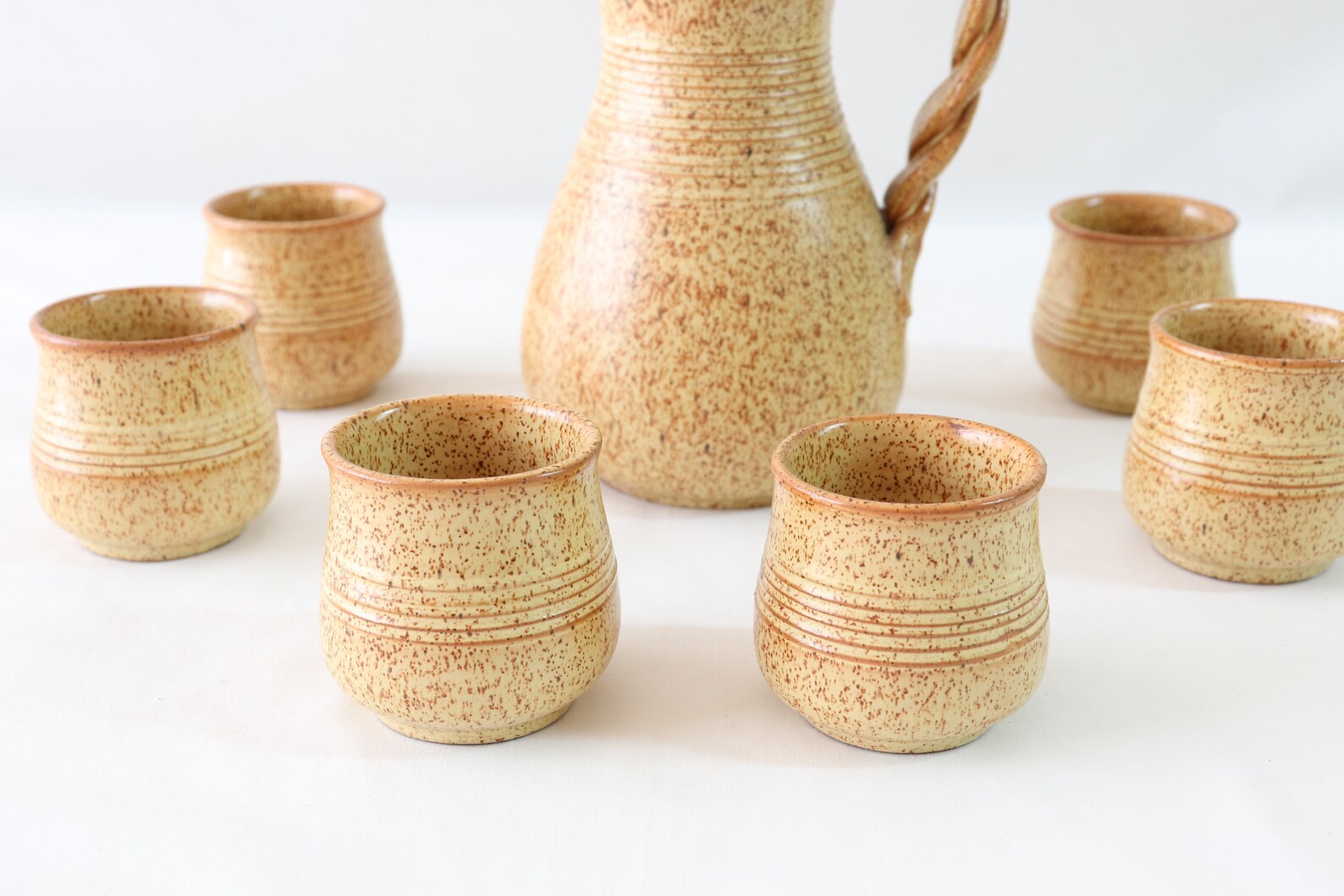 Ceramic Drinking Set Vintage Drinking Set Ceramic Liquor - Etsy