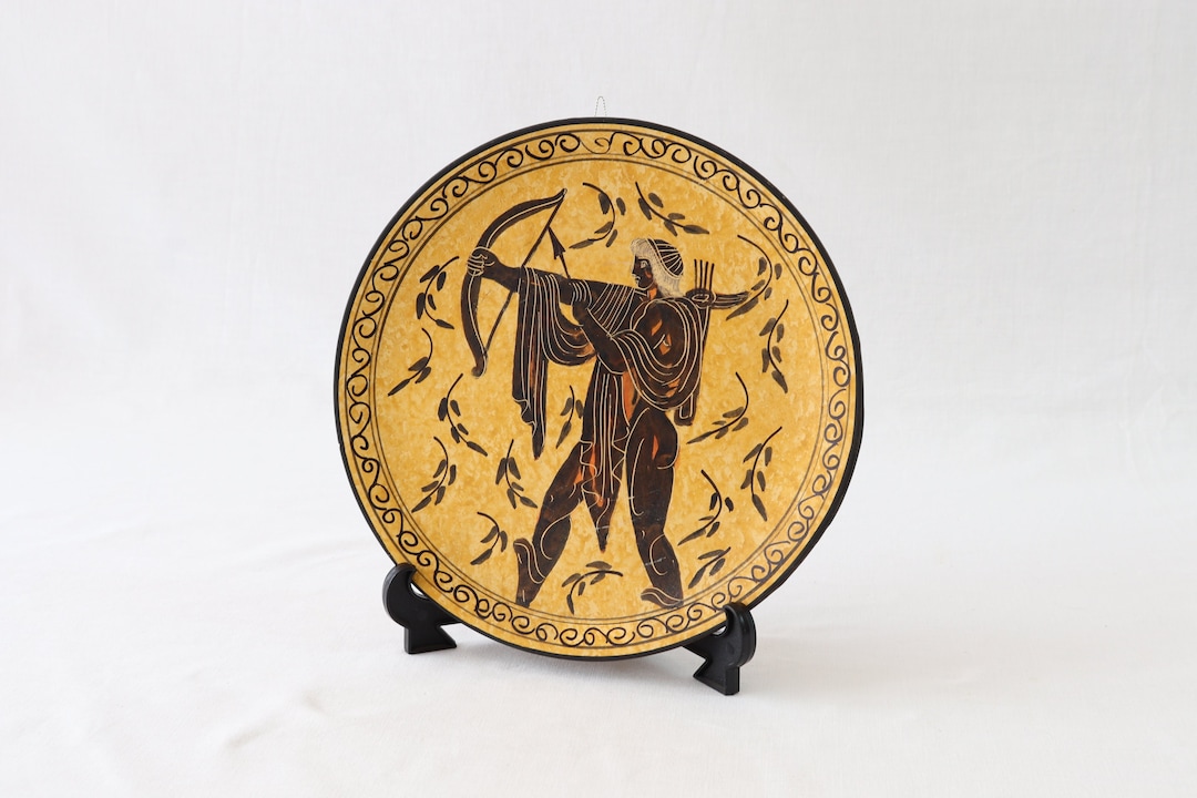 Greek Ceramic Plate, Ancient Greek Plate, Decorative Wall Hanging Plate ...