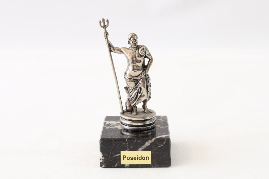 Poseidon Statue Poseidon Figurine Poseidon Sculpture | Etsy