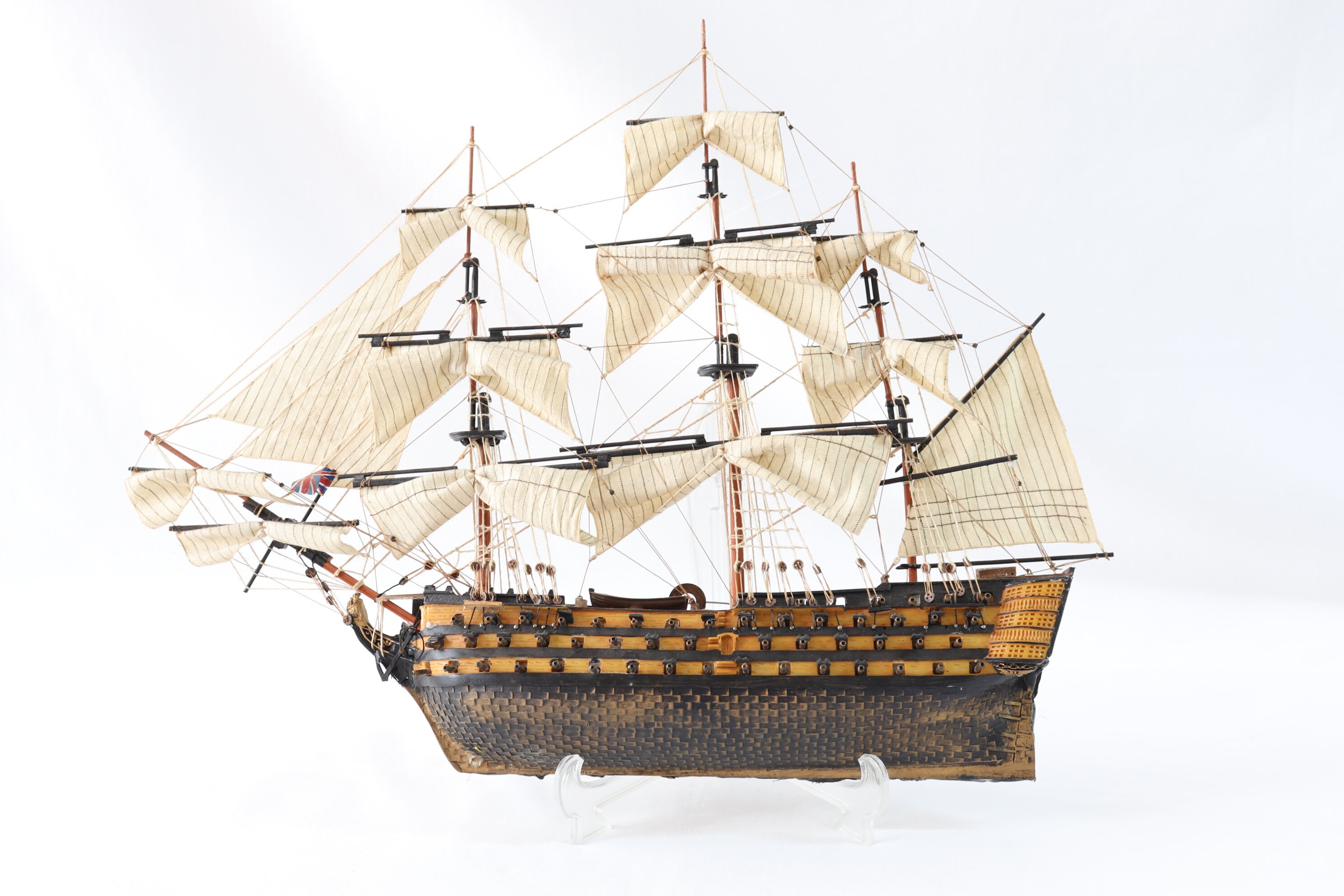 HMS Victory Ship Model Half Hull Model Half Hull Boat | Etsy