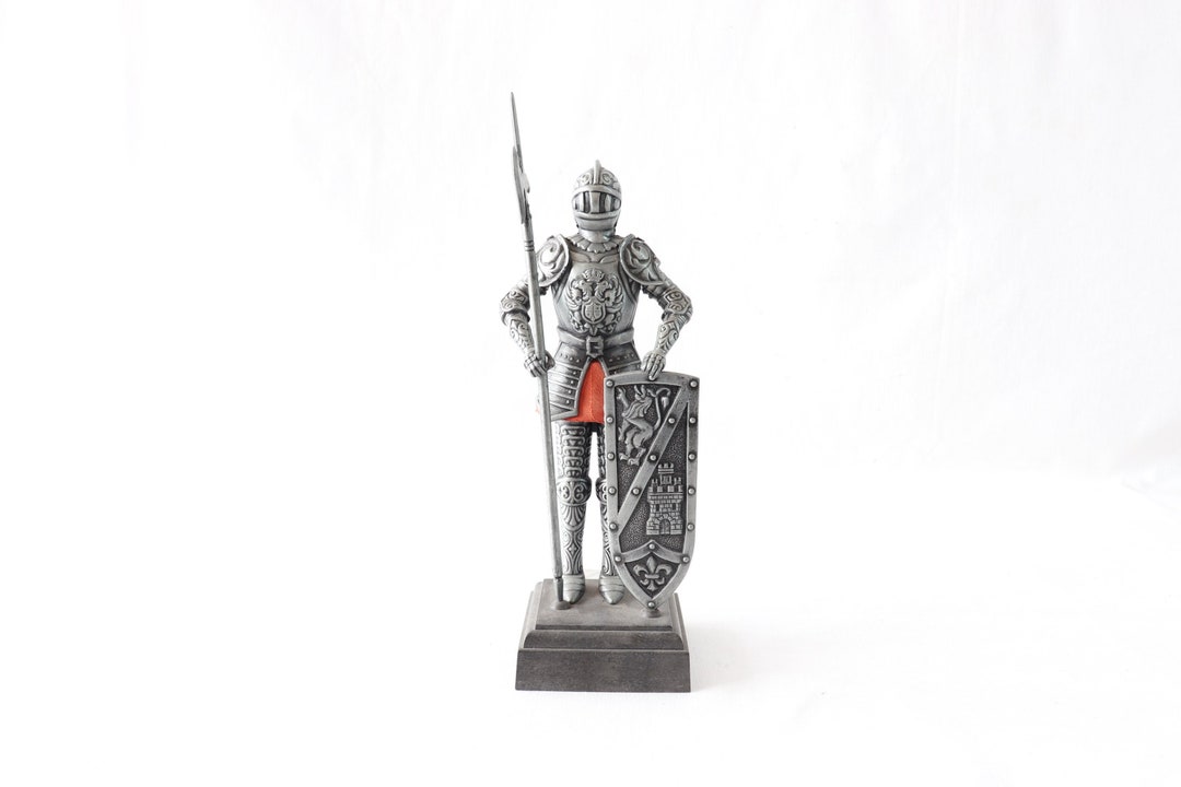 Medieval Knight Armor, Armor With Halberd, Medieval Figurine, Knight ...