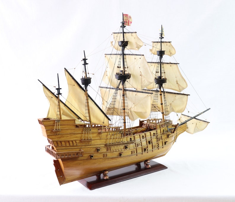 Spanish Galleon Ship Model Wooden Ship Model Handmade Ship - Etsy