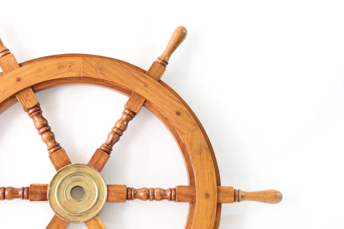 Wooden Ships Wheel Nautical Ships Wheel Ships Wheel for - Etsy