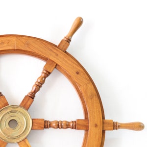 Wooden Ships Wheel, Nautical Ships Wheel, Ships Wheel for Wall, Vintage ...