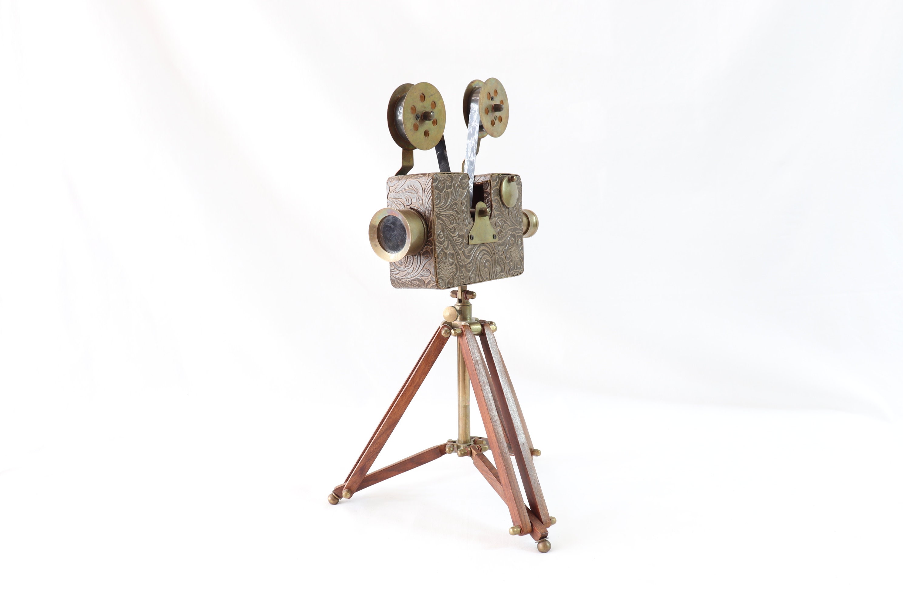 Vintage Movie Projector With Tripod, Retro Movie Projector, Antique ...