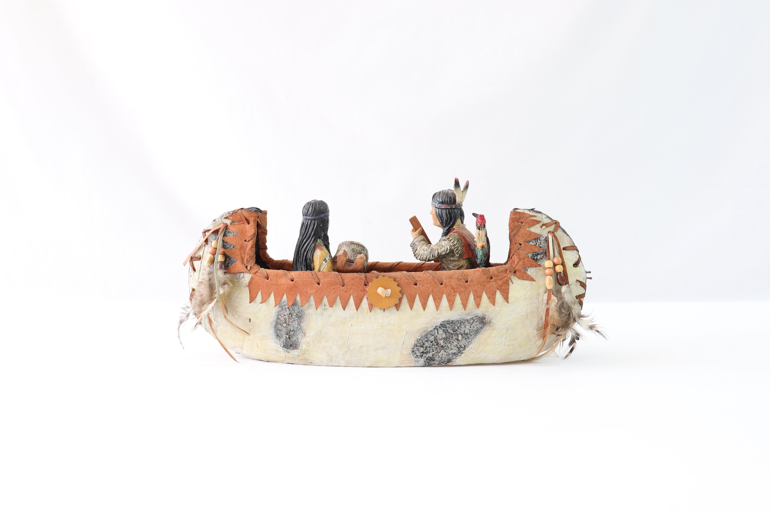 Native American Figurines Native American Family American - Etsy