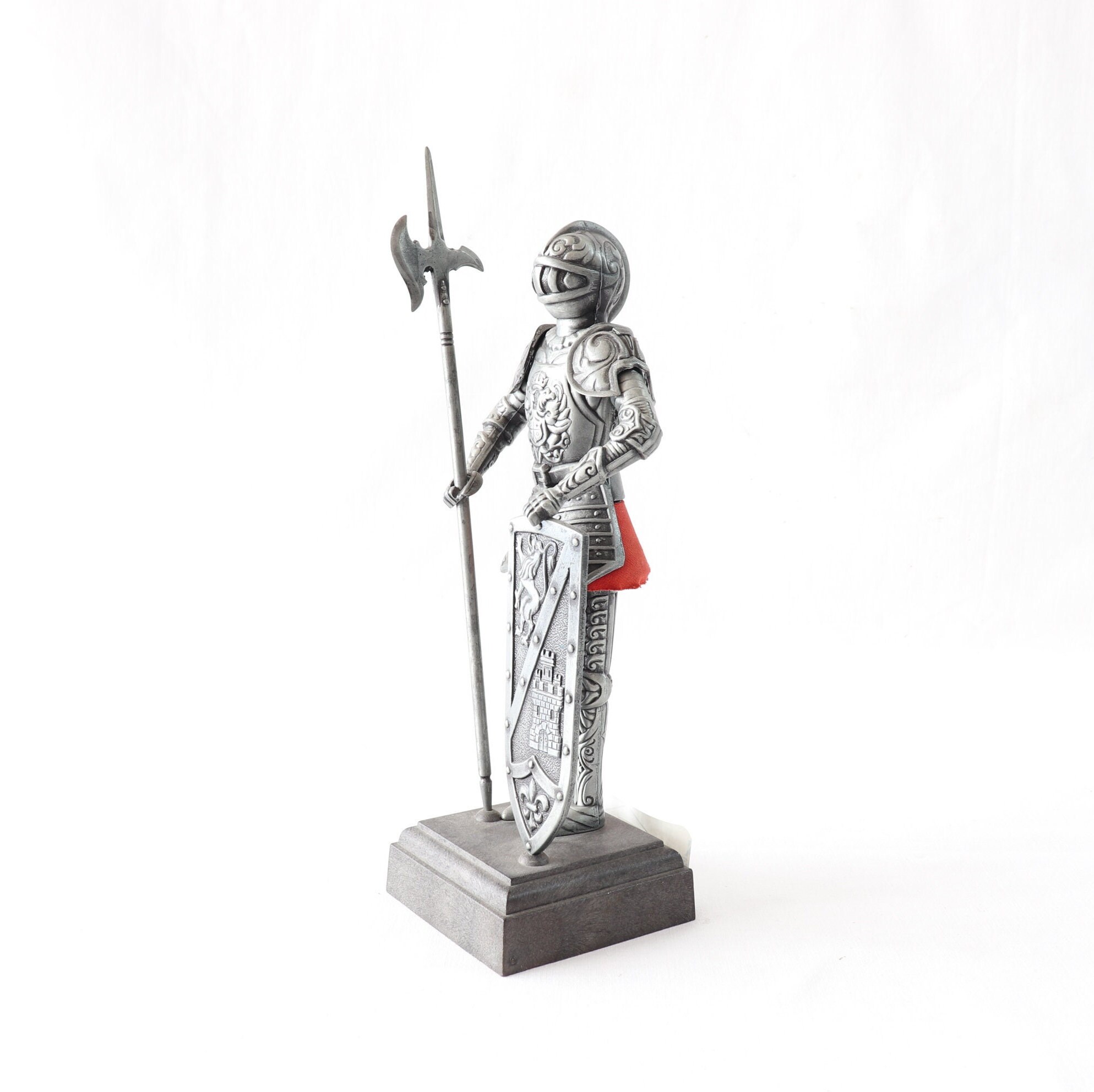 Medieval Knight Armor, Armor With Halberd, Medieval Figurine, Knight ...