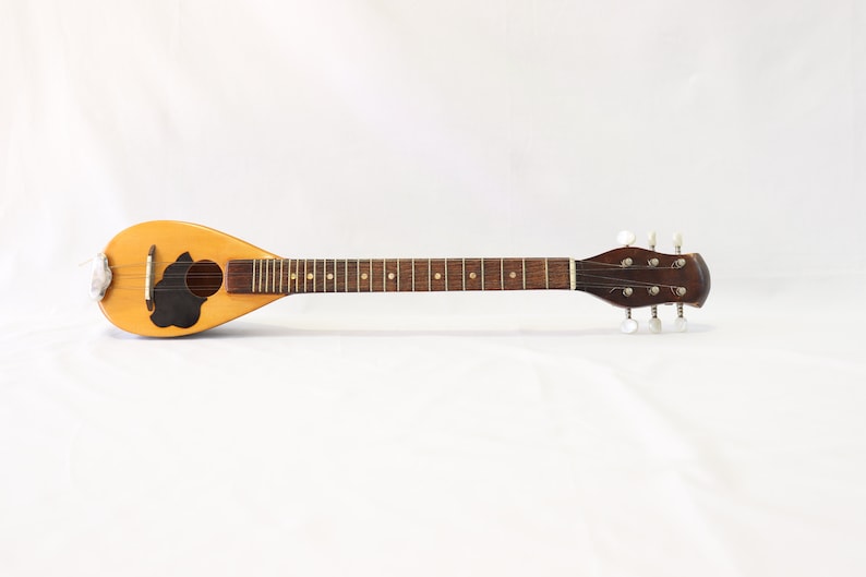 Greek Baglama, Greek Instrument, Vintage Handmade Baglama, 6 String ...