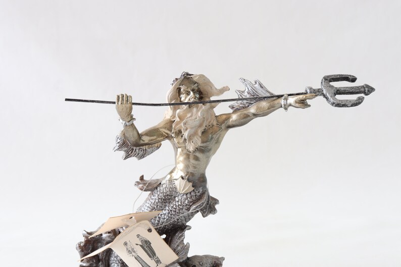 Poseidon Statue Poseidon Figurine Poseidon Sculpture | Etsy