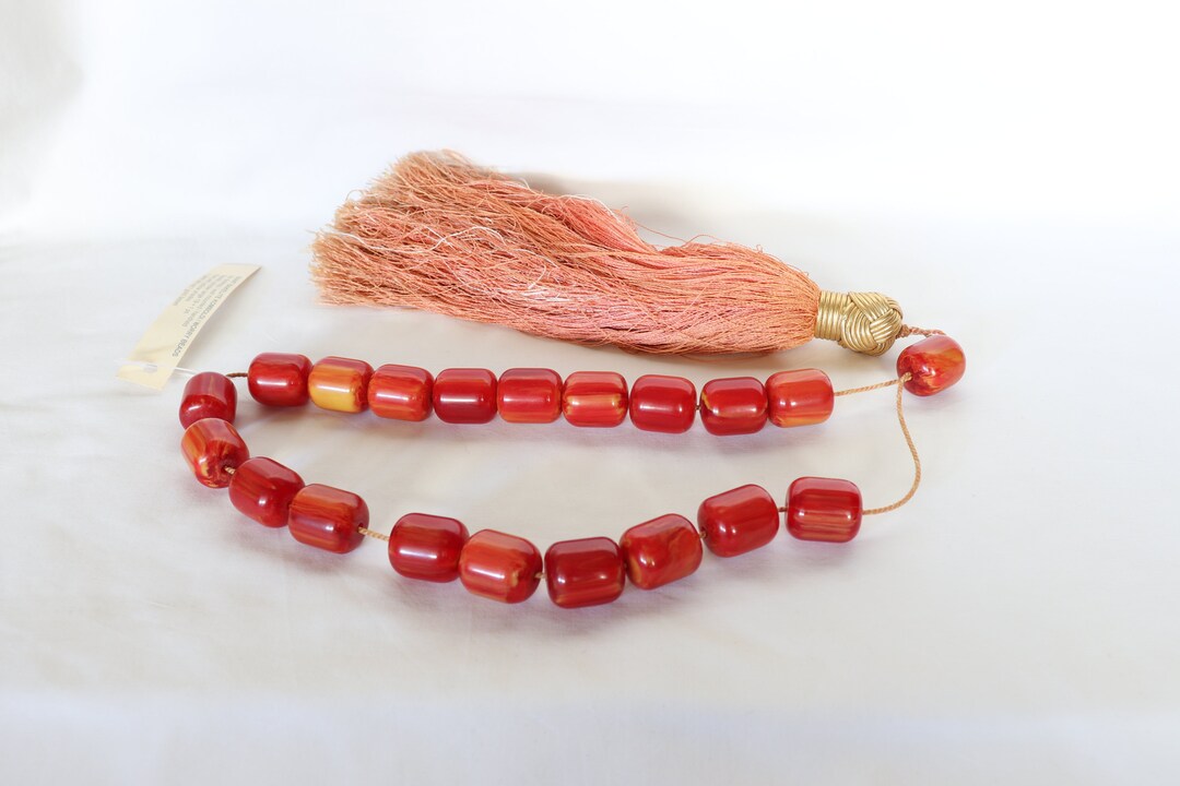 Bakelite Worry Beads, Antique Worry Beads, Large Worry Beads, Bakelite ...