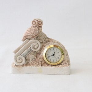 Ancient Greek Table Clock, Desk Clock, Ceramic Table Clock, Desk ...