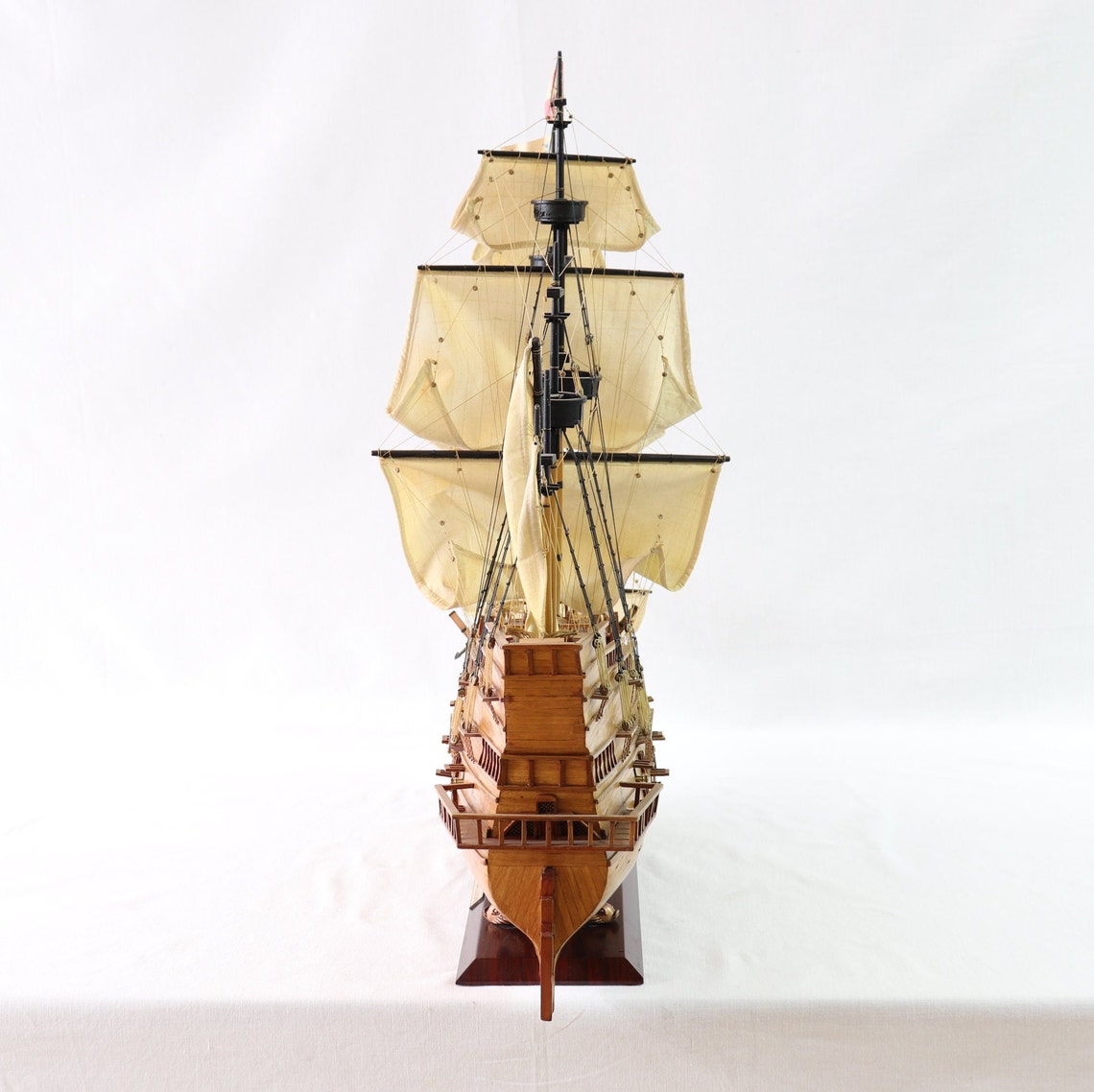 Spanish Galleon Ship Model Wooden Ship Model Handmade Ship - Etsy