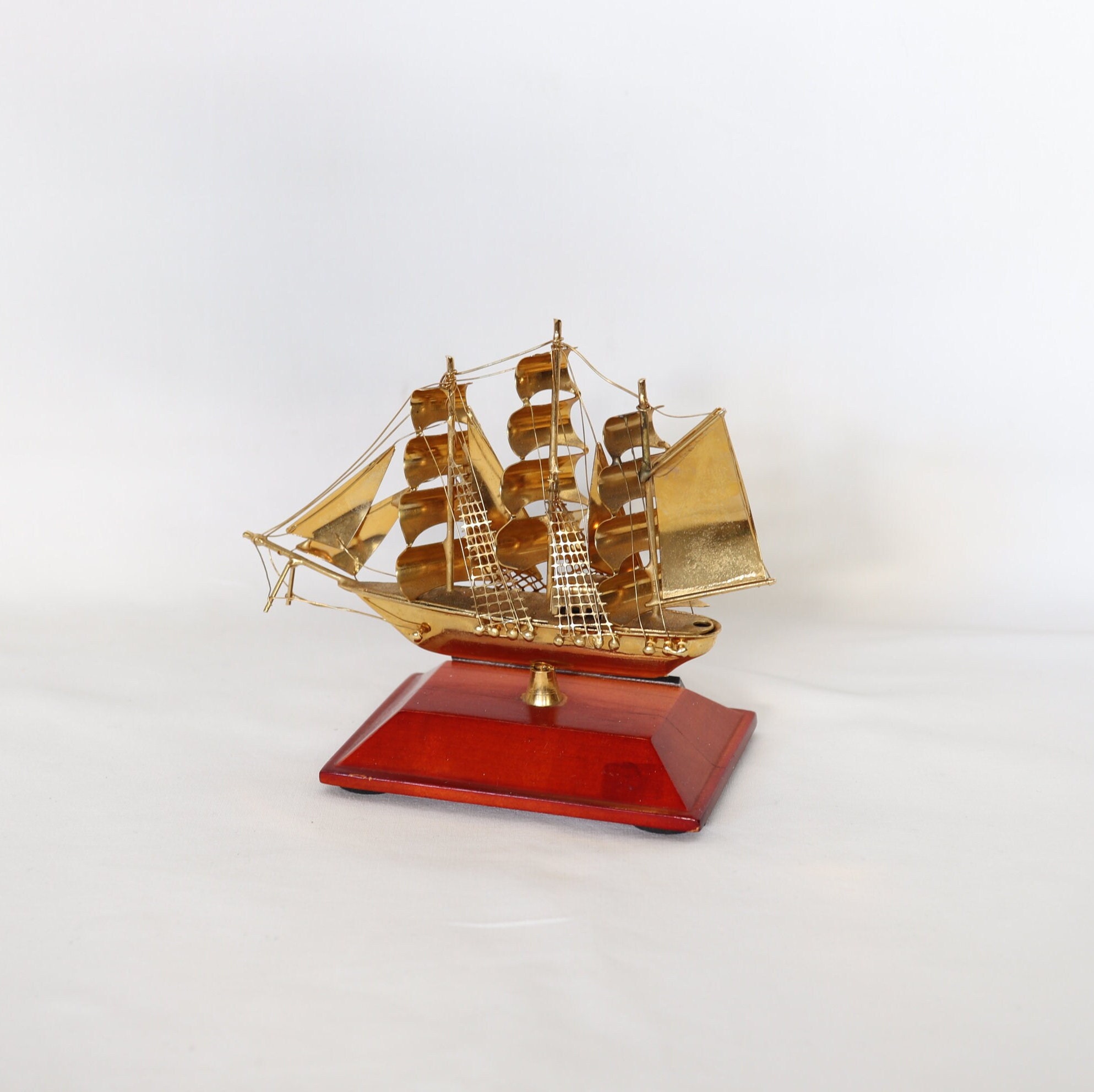 USS Constitution Ship Model, Brass Ship Model, Gold Ship Model ...