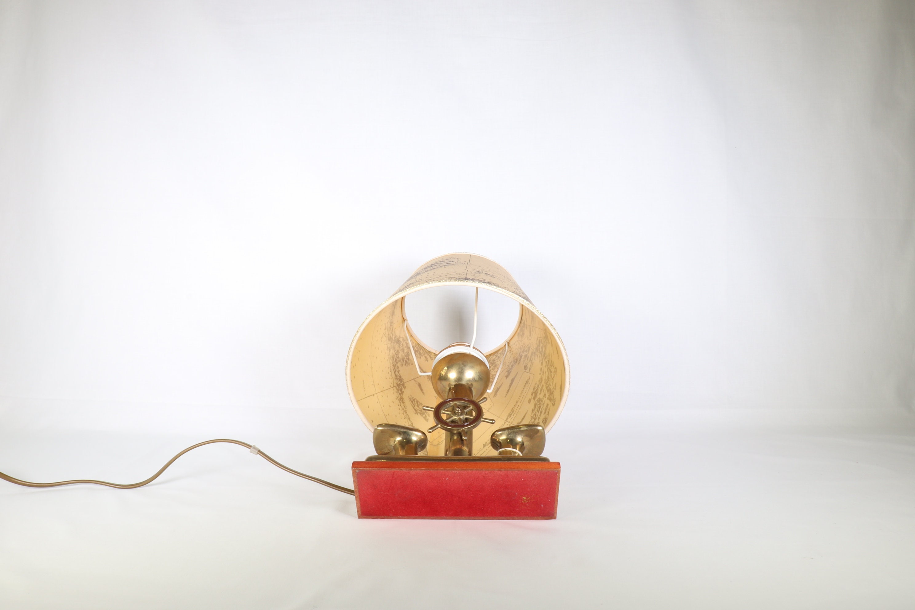 Nautical Desk Lamp, Ships Wheel Lamp, Nautical Table Lamp, Ships Wheel ...
