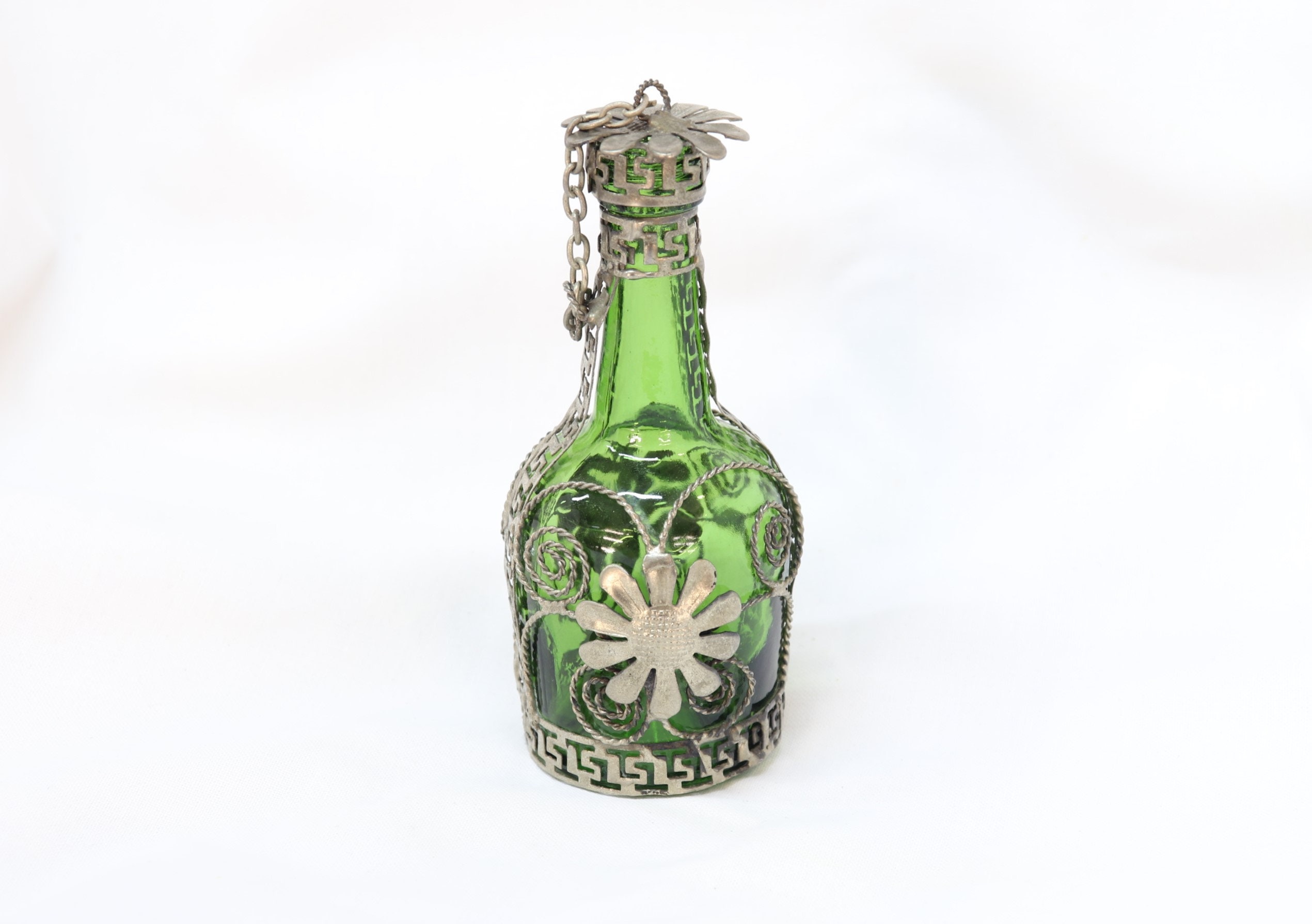 Antique Handmade Bottle, Small Vintage Bottle, Collectible Bottle, Holy ...