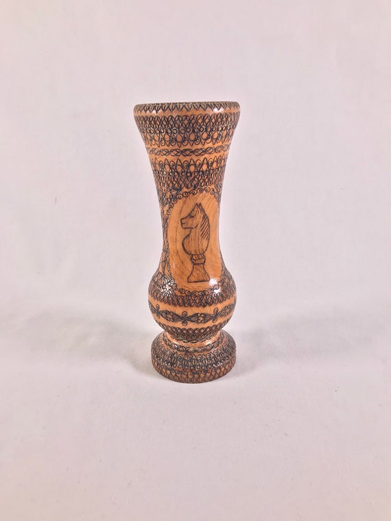 Vases Home Décor wooden carved vase rustic wooden vase rustic decor ...