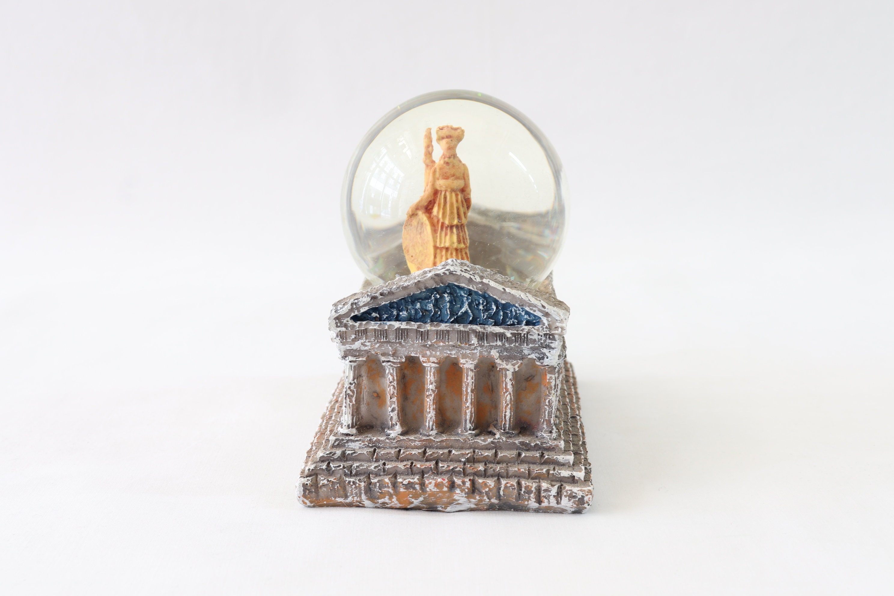 Acropolis Snow Globe, Athena Goddess Snow Globe, Acropolis, Parthenon ...