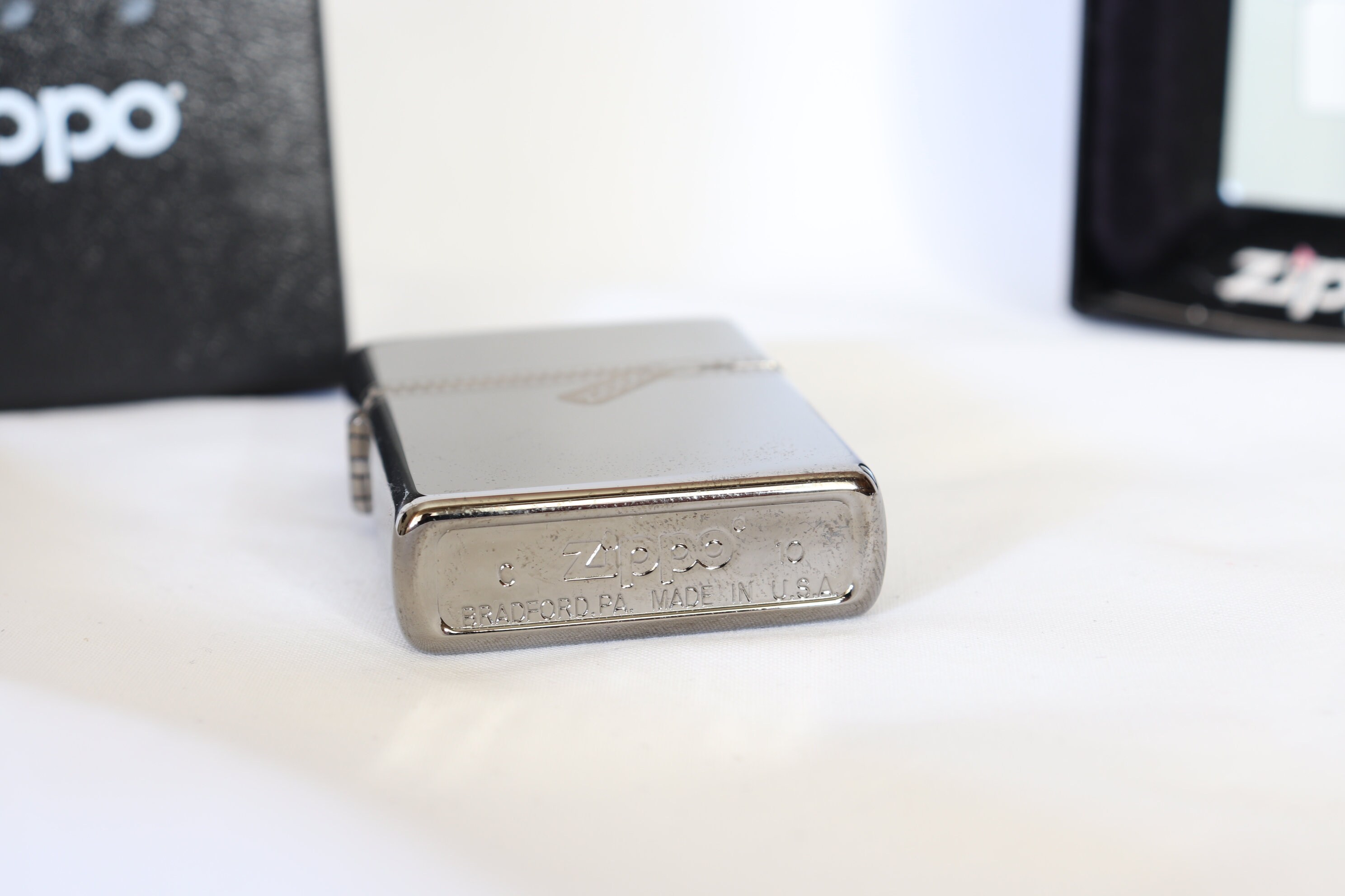 Zipped Blacked Ice Zippo Lighter Vintage Zippo Lighter | Etsy