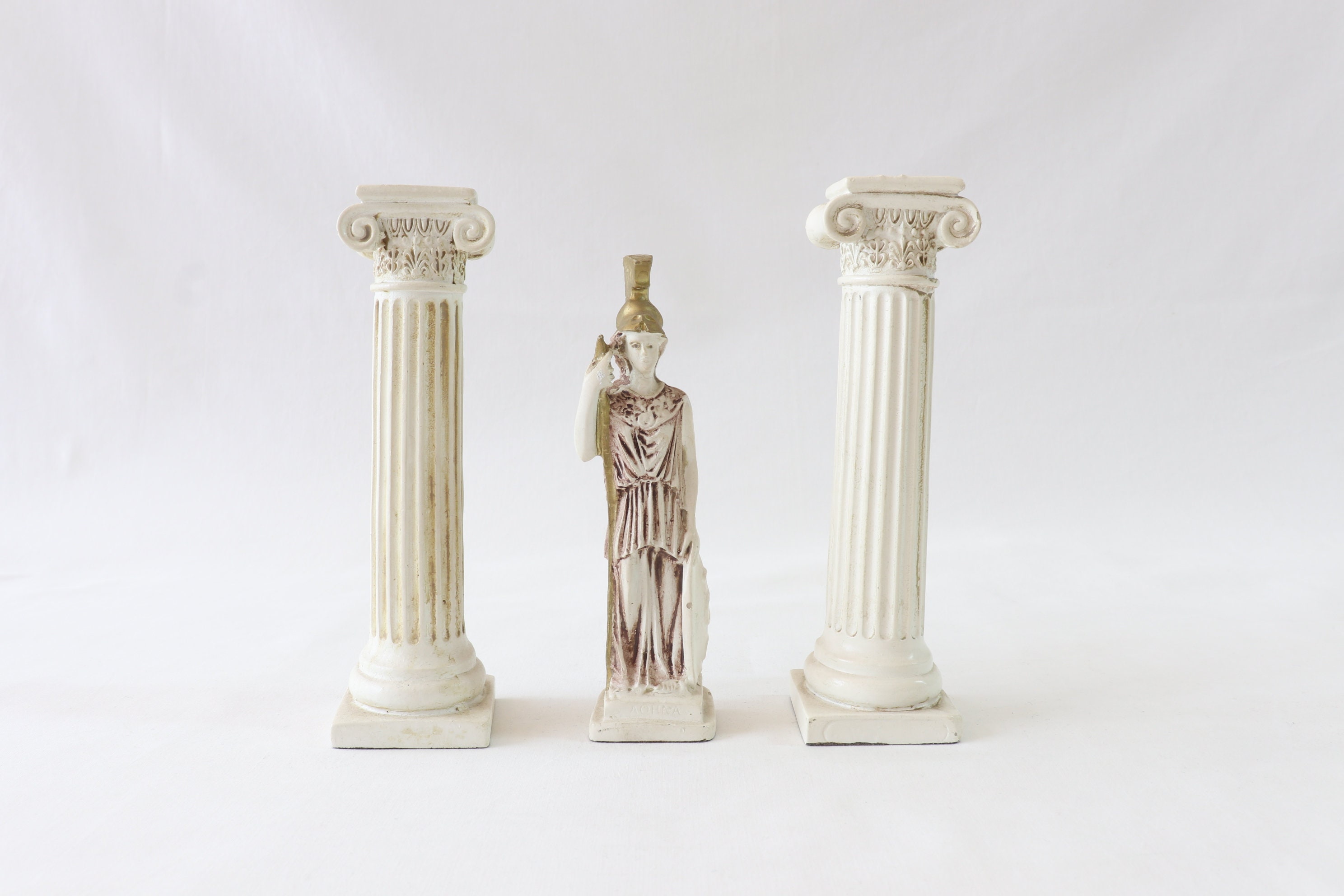 Athena Figurine Olympian God Gold Athena Statue Greek Mythology Athena ...